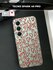 Чехол на Tecno Spark 40 Pro / Текно Спарк 40 Про с принтом "Легкие бордовые серд...