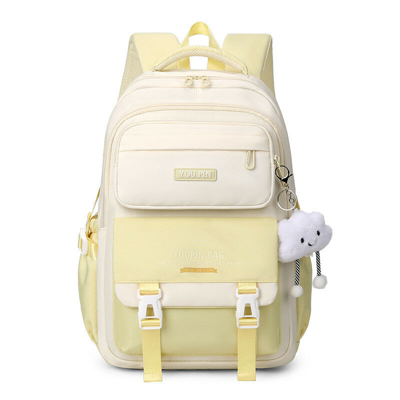 Polyester backpack with lightweight design for middle school students special characters included