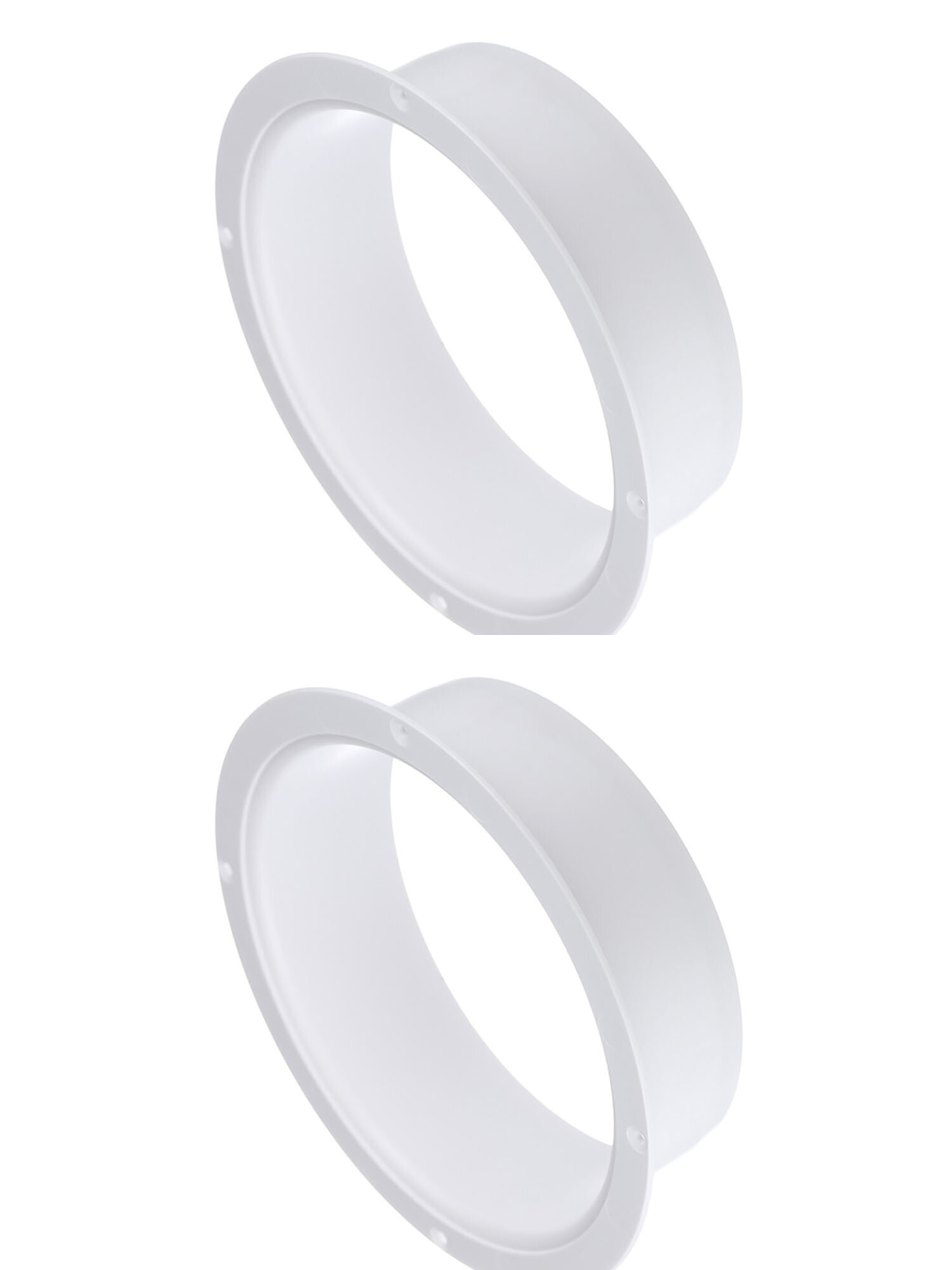 Фланец для круглых воздуховодов d160 мм пластиковый (2 шт.)