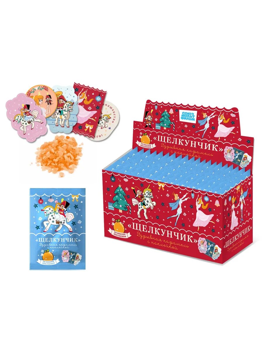 Щелкунчик взрывная карамель с наклейкой