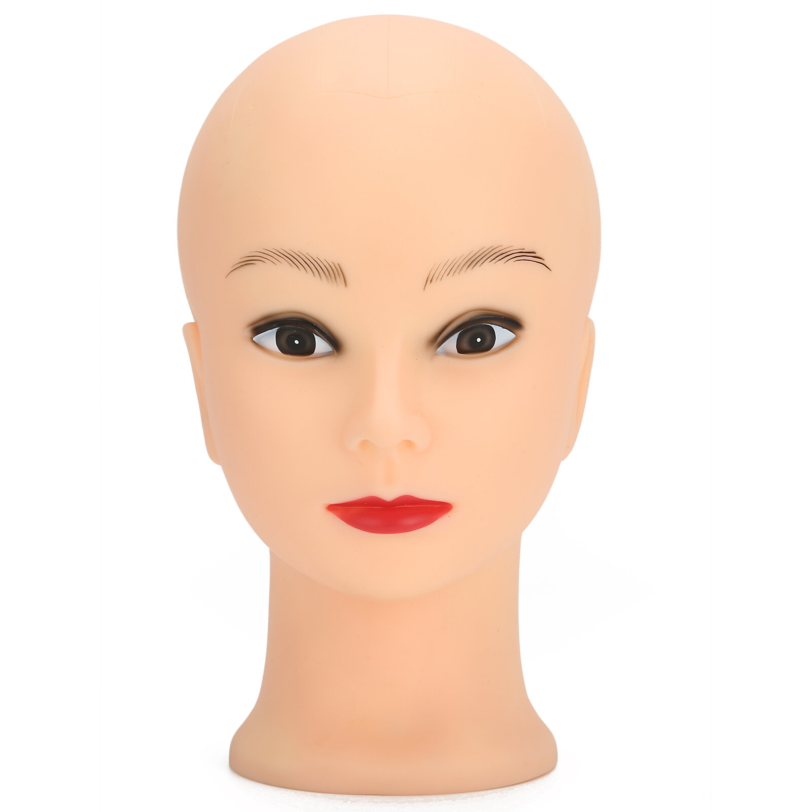 Глава манекена тренировочная практика макияжа, демонстрация шляпы HAT HAT HALD Mannequin Head 49cmwith макияж