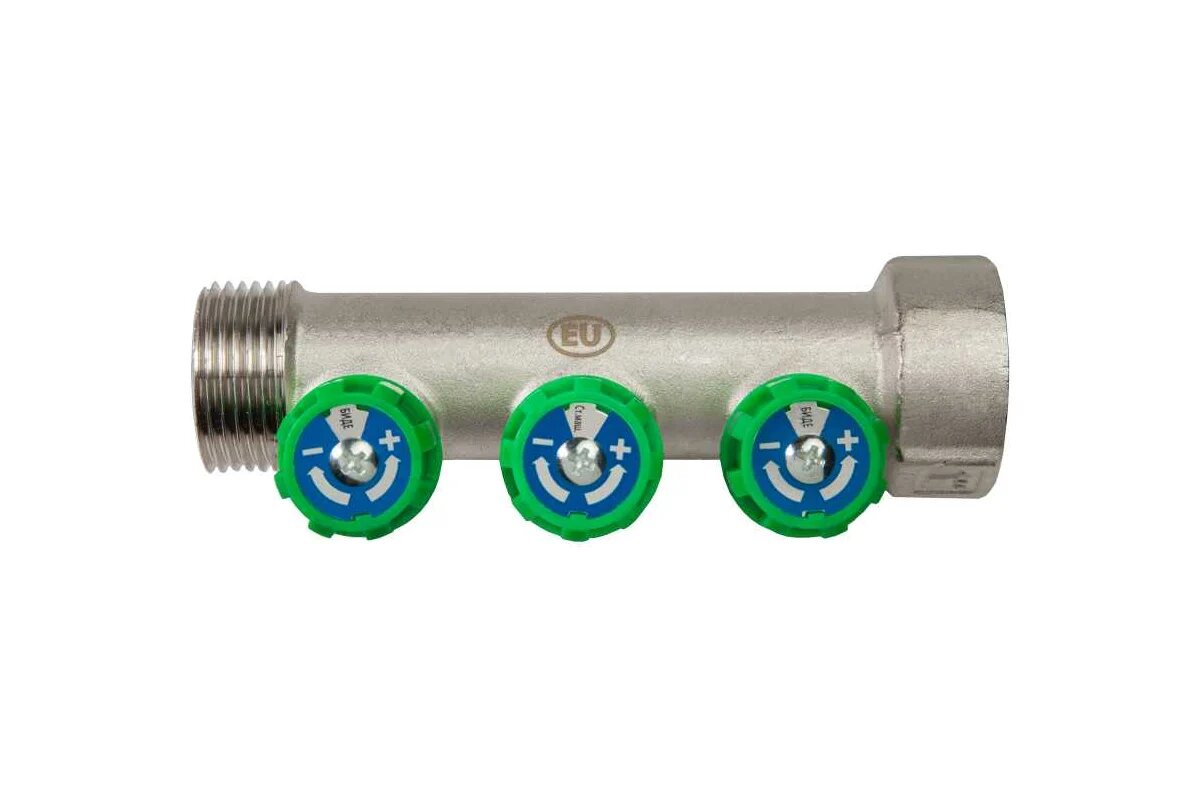KROMWELL Коллектор с регулируемыми вентилями и переходами на наружную резьбу EU. ST3078285