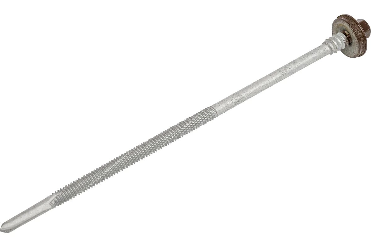 HARDWEX HWX16-P20-6.3/5.5x160 мм саморез для сэндвич-панелей св.№6 RAL 8017 50 шт в упаковке