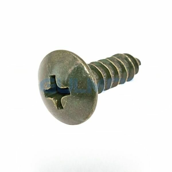 Шуруп Regulmoto, для крепления пластика, металл, серый металлик, 15 мм