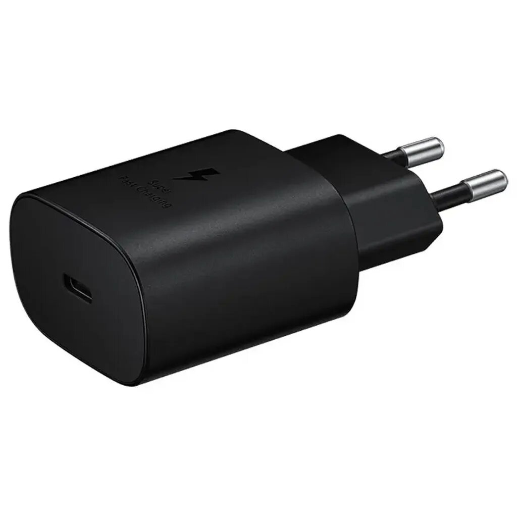 Блок питания для Samsung, USB-C, 25W, Super Fast Charging, Black (черный)