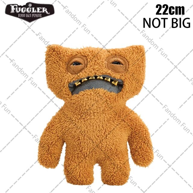 Оригинальная плюшевая игрушка-монстр Big Fuggler размером 38-45 см, большой размер, забавный уродливый зубастый монстр, сумасшедший кролик, пушистая подушка с наполнителем