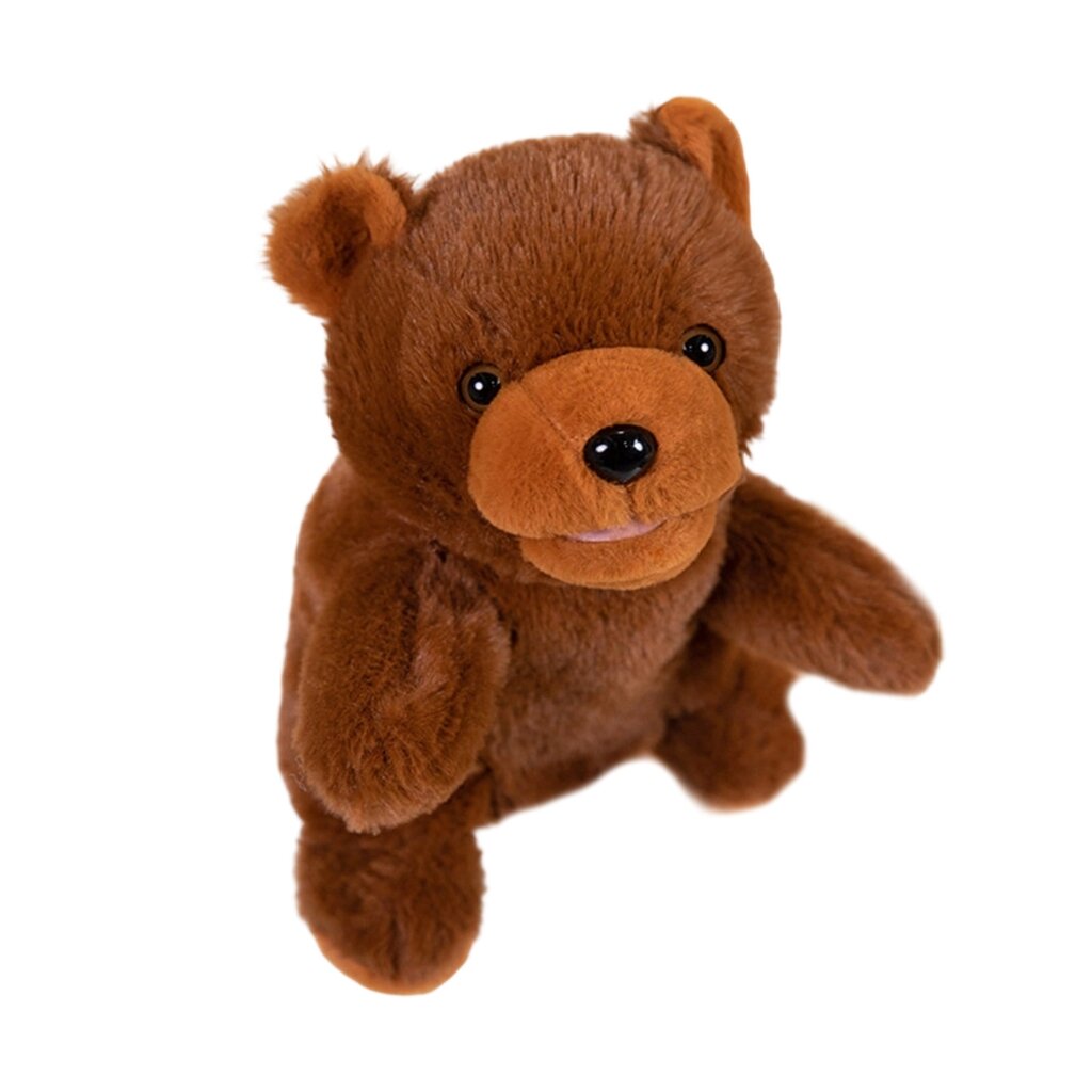 Мультяшное Животное Ручная Кукла Прекрасная Мягкая Игрушка Подвижный Рот Рассказывающий Истории Подарок