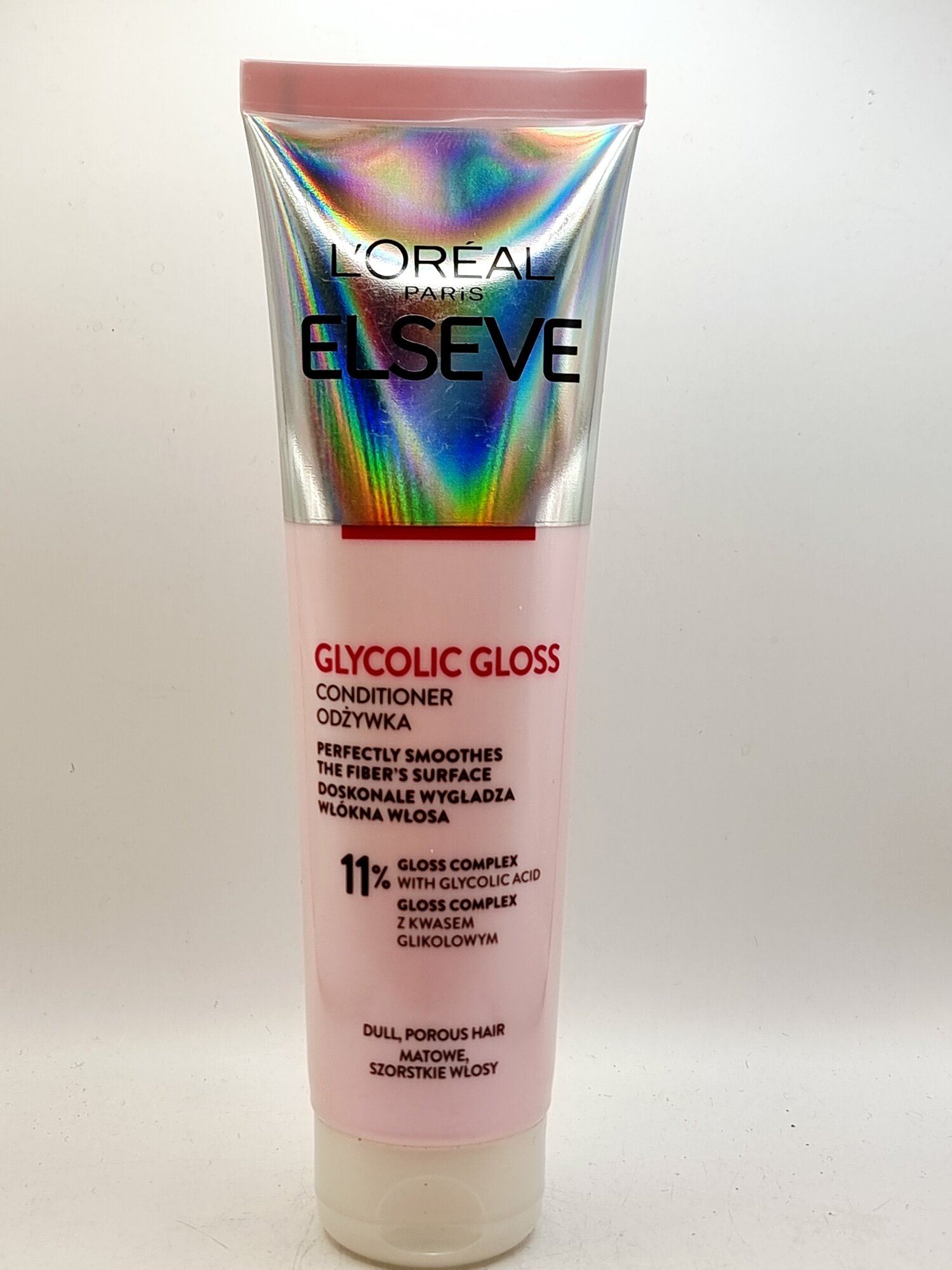 L'Oreal Paris Elseve кондиционер Glycolic Gloss для блеска волос с 11% гликолиевой кислотой 150 мл (Франция)