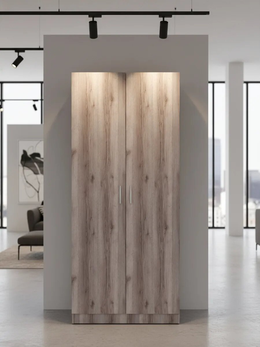 Шкаф FRESTER распашной для одежды с полками в спальню, от производителя