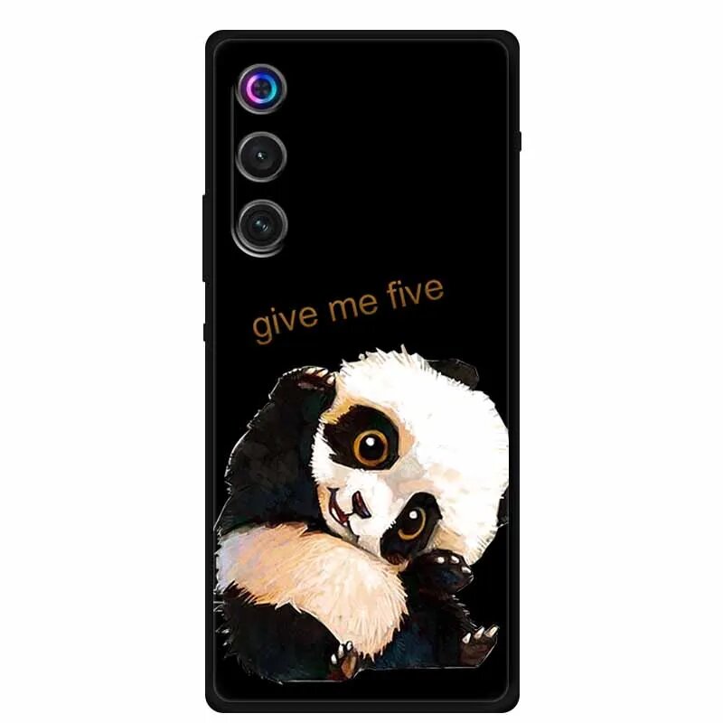 Чехол ZTE Nubia RedMagic 10 Air, черный, панда