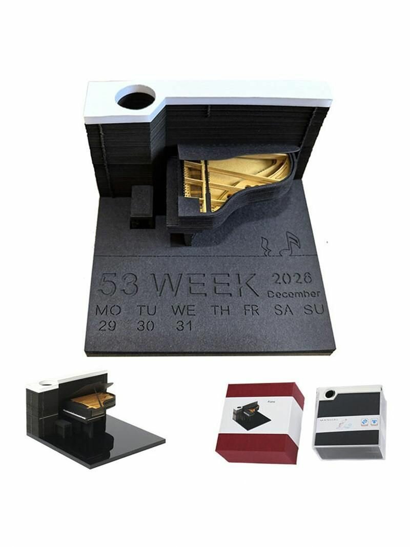 2026 украшения для фортепианного календаря