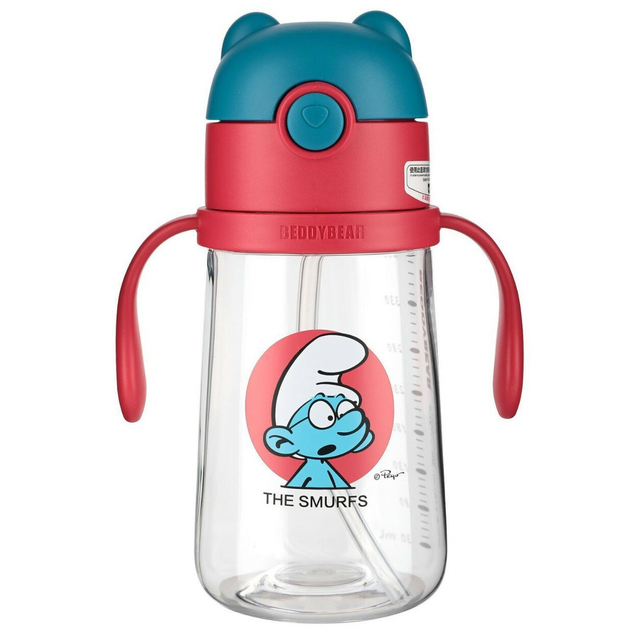 Чашка с медвежьей школой чашка Tritan летнее лето для мужчин и женщин детский сад герметичная вода чашка соломка