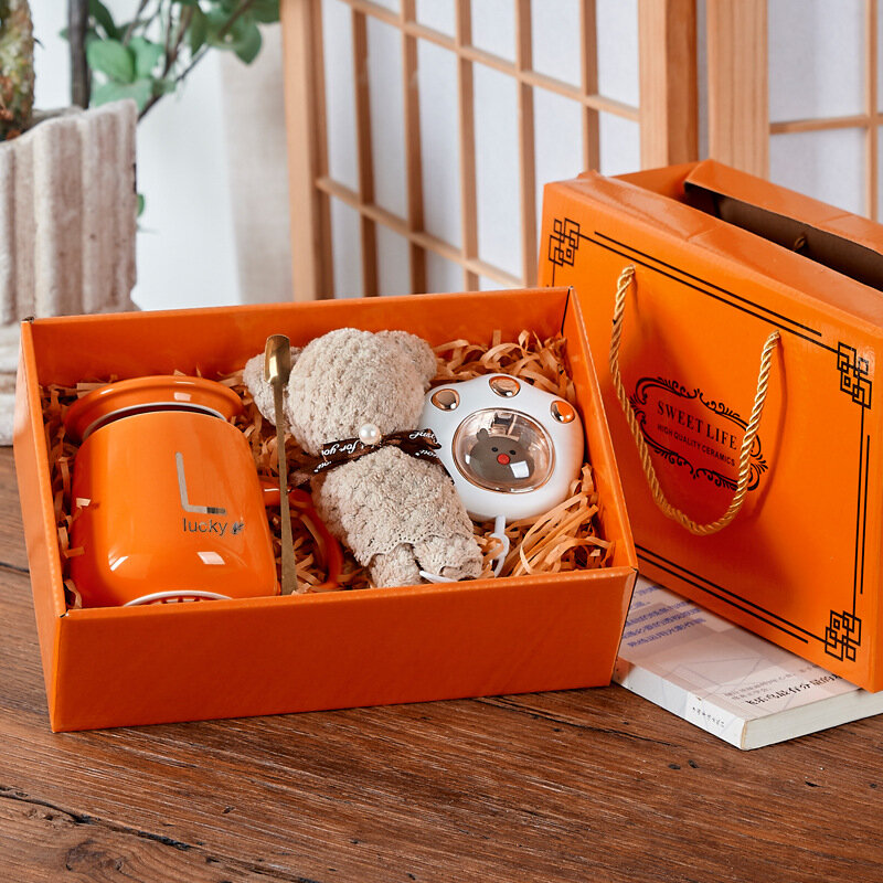 Новогодний подарочный набор с кружкой, удобный подарок для открытия мероприятий, взаимодействия с клиентами, командного строительства, практичные маленькие индивидуальные подарки