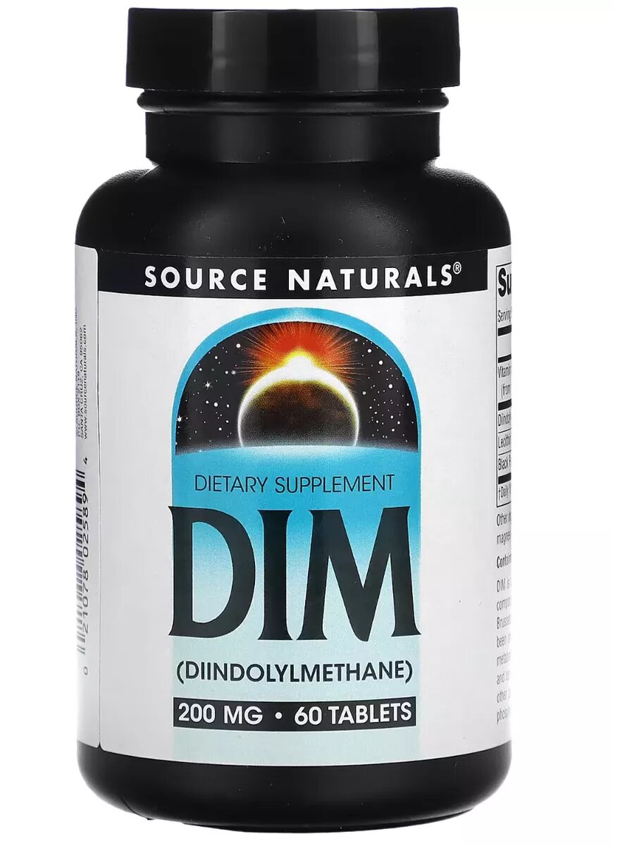DIM Source Naturals DIM 200 mg 60 tab