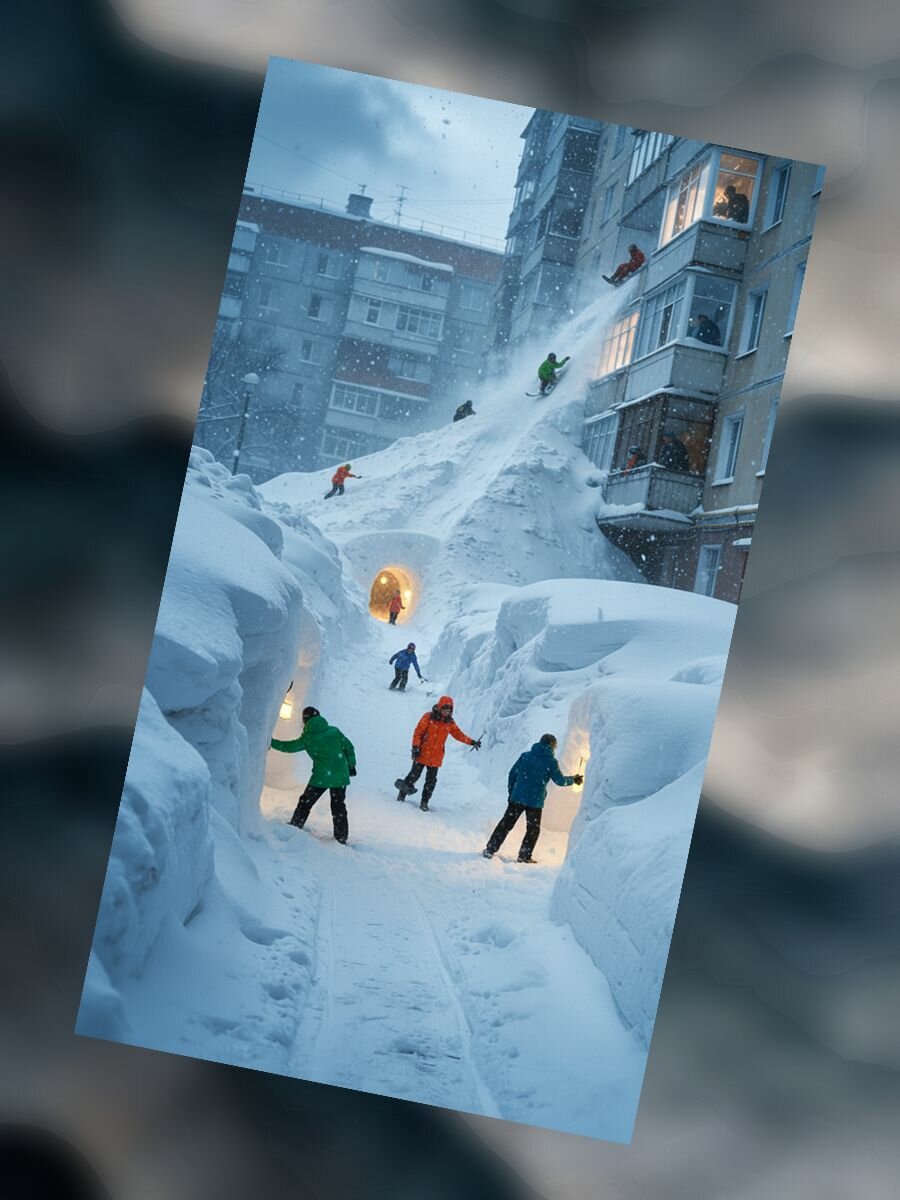 Постер "Зима", 29.7х42см, А3, глянцевый