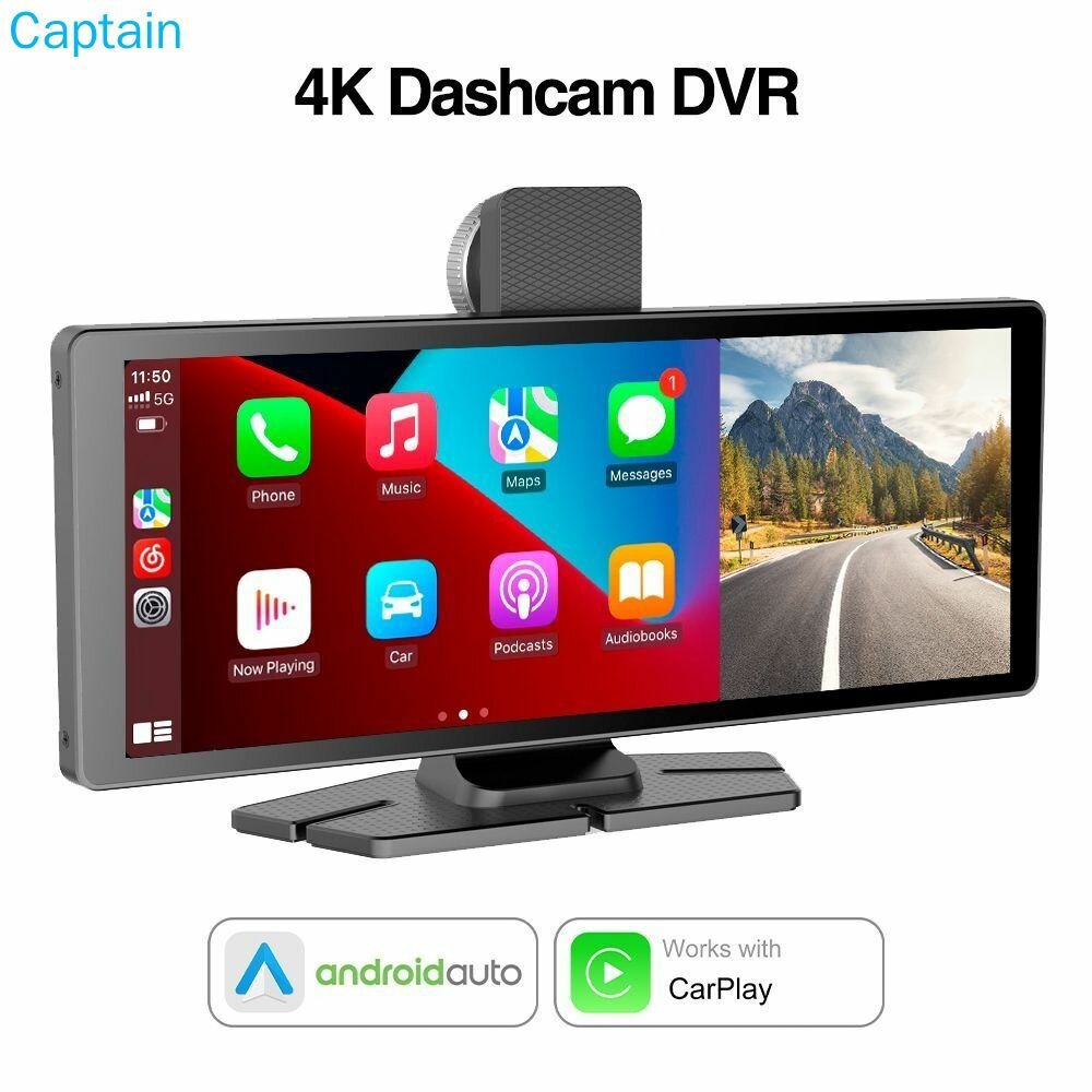 10.26 дюймовый мультимедийный плеер, GANDnavi P109D, автомобильного радио монитор, на CarPlay Android Auto, Bluetooth AUX, IPS экран Linux система