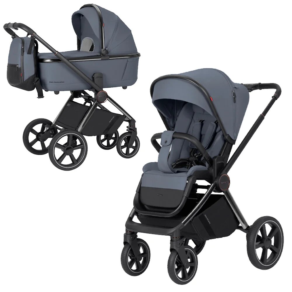 Детская коляска 2в1 Carrello Ultimo, цвет Cool Grey CH / 2025 (Графитовый), артикул производителя CRL-6524