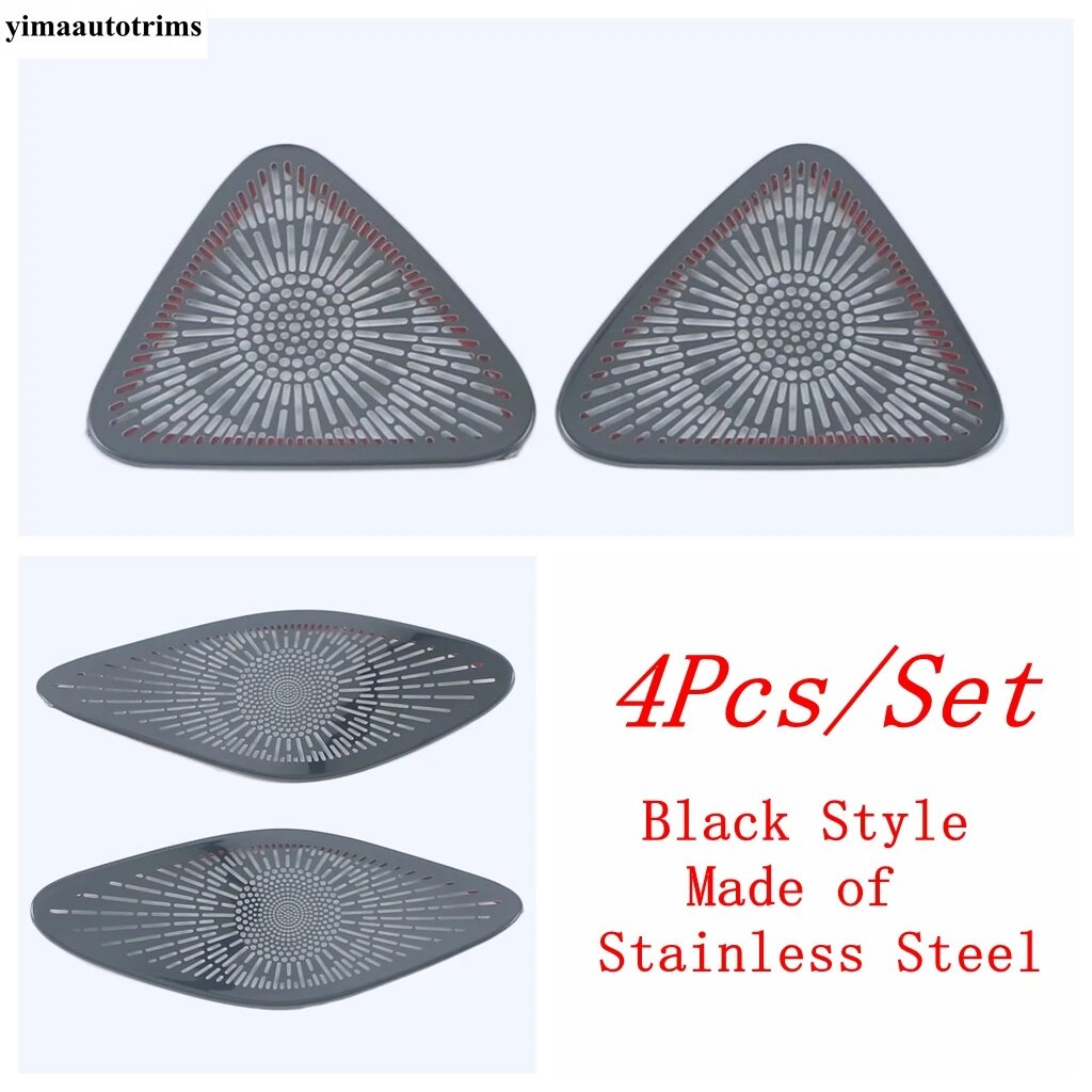 Столб A твитера/приборной панели, аудиодинамик, рамка громкоговорителя, накладка, внутренние аксессуары для Chevrolet Malibu 2016-2020 Black Style