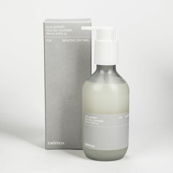 CELIMAX Гель-пенка для умывания с комплексом церамидов dual barrier mild gel cleanser 200ml