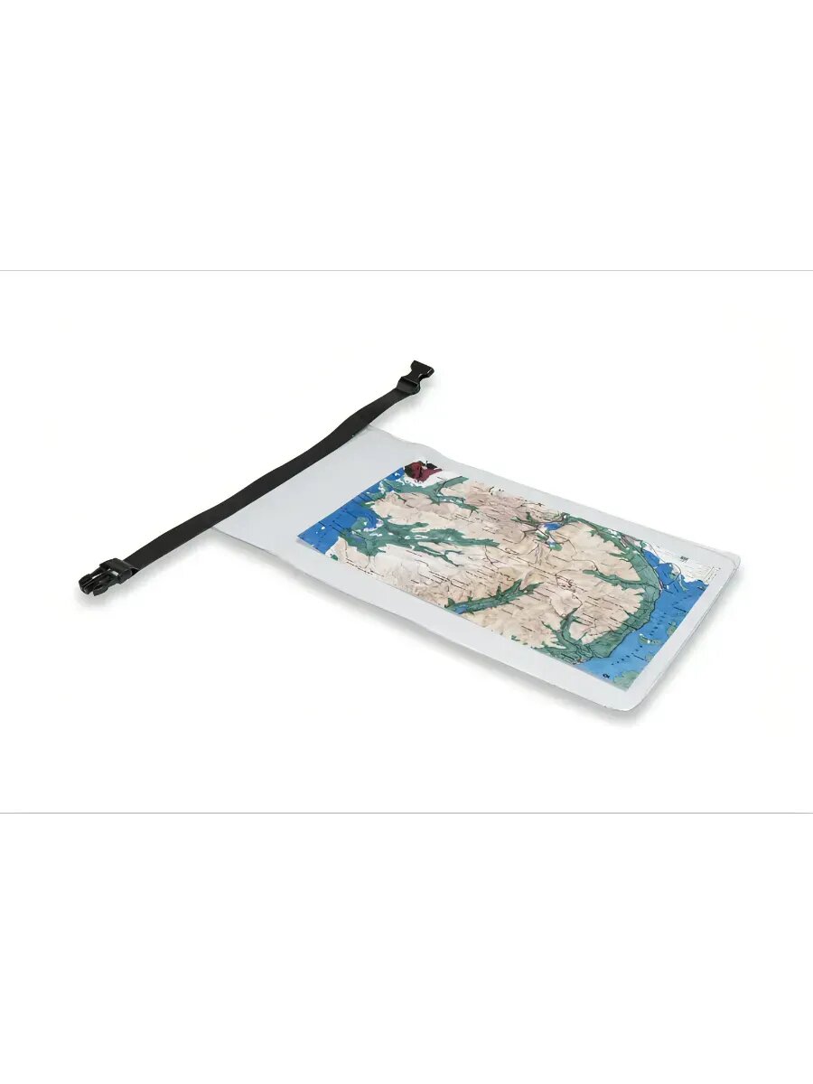 Гермочехол Talberg Rain Map, водонепроницаемый, фастекс, прозрачный, полиэтилен, белый