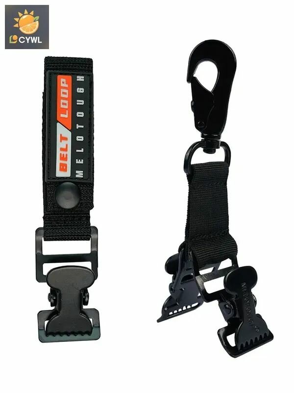 Держатель для рабочих перчаток Alligator Clip с поворотным крючком для надежного крепления к маскам, перчаткам, шапочкам, наборам инструментов и другим СИЗ. MELOTOUGH MGH06