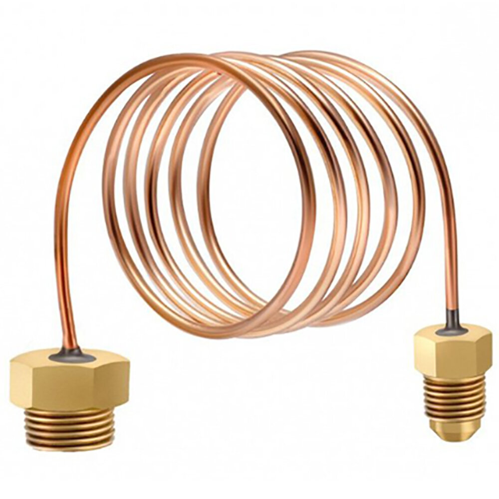 Трубка капиллярная Росма для РД/РДД G1/4 ВР - G1/4 НР 1м, резьба присоединения G1/4(внутренняя) - G1/4(наружная), длина 1м