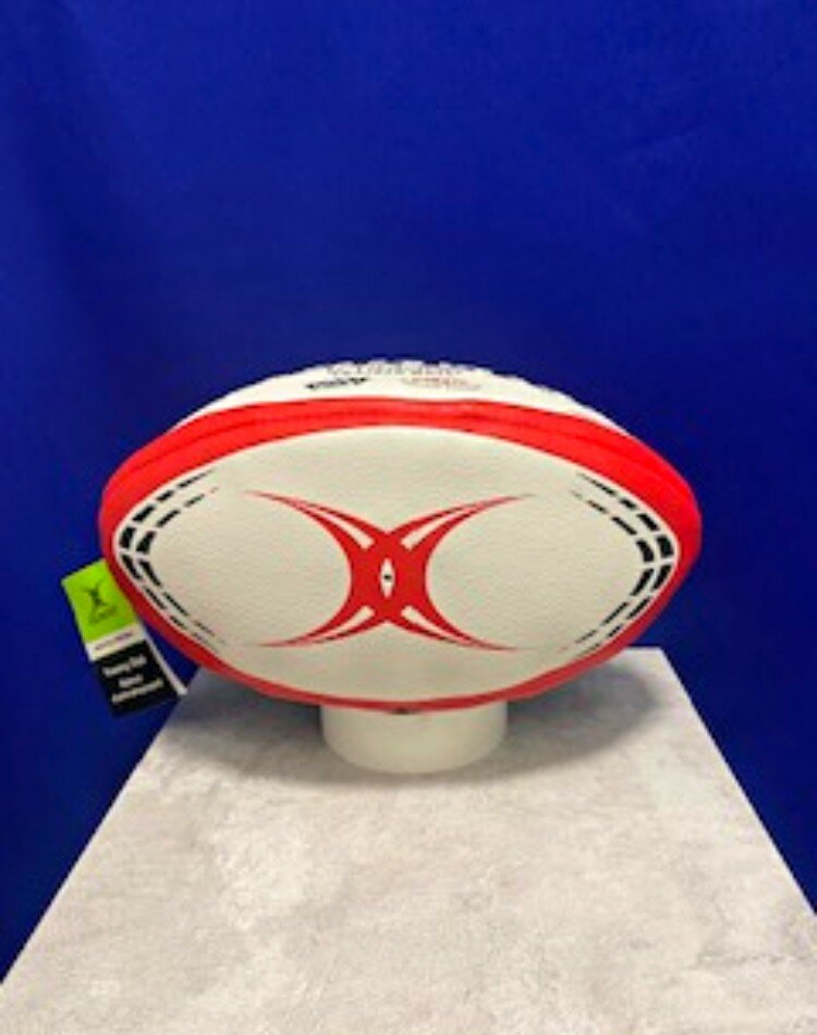 Регбийный мяч GILBERT размер 5 красный для регби