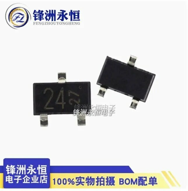 10 шт. DTC114EKA SMD транзистор SOT-23 0.1A 50 В для трафаретной печати: 24 цифровых транзистора