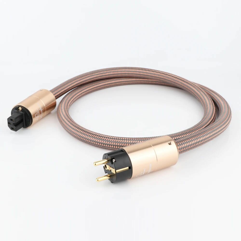 Кабель питания 11AWG к 40-летию Accuphase Hi-Fi Аудио, с вилкой российского стандарта для усилителя, CD-плеера, ЦАП