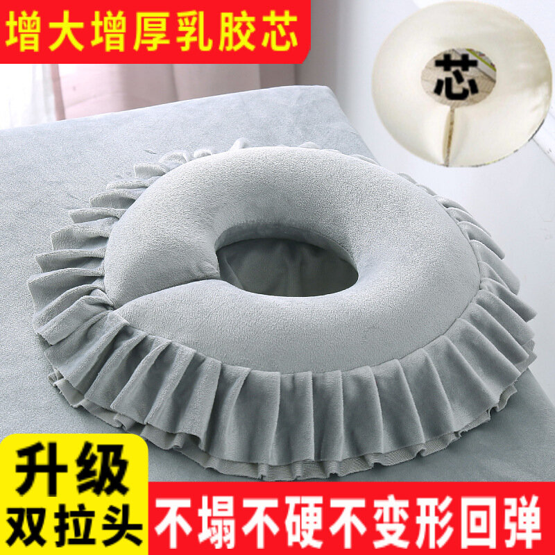 Подушка для массажа салона красоты, откидная подушка для массажа, подушка для лица, U-образная подушка, массажная кровать, подушка из пены с эффектом памяти, съемная и стираемая