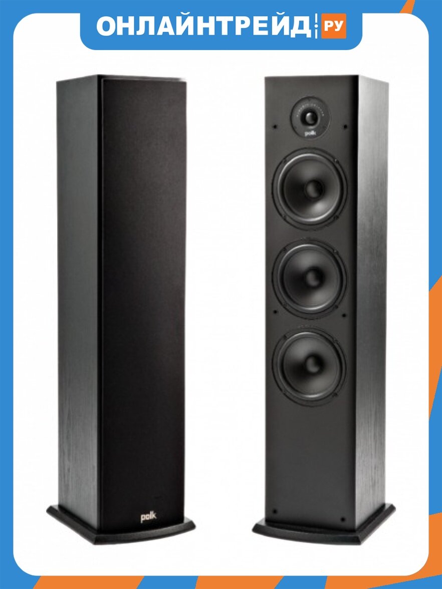 Напольная акустическая система Polk Audio T50, черный, пара