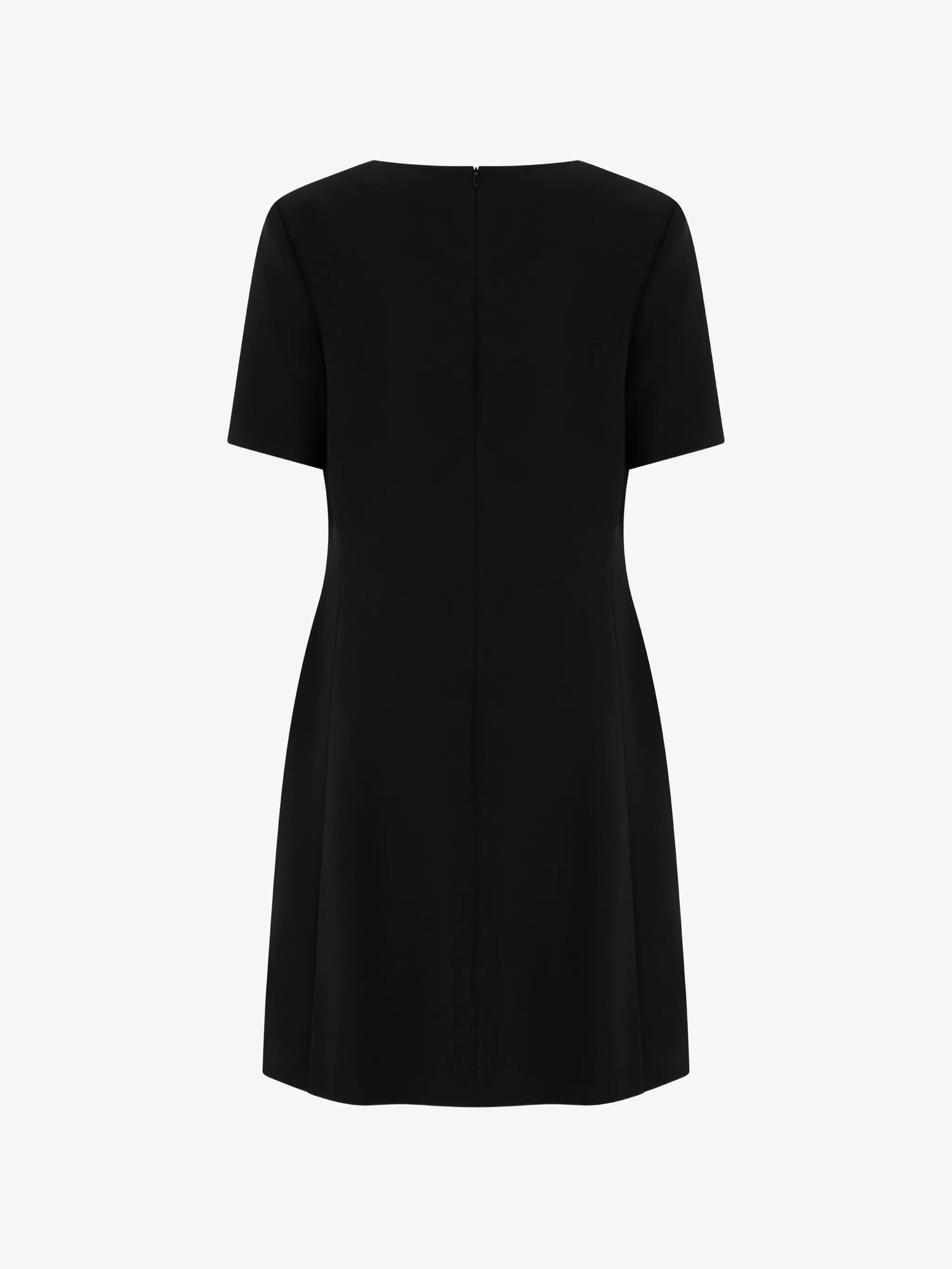 Платье MOSCHINO Short-sleeve flared mini dress, размер 36, черный — фото 1
