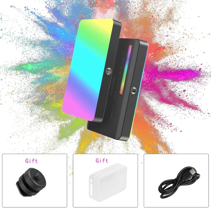 Ulanzi VL120 RGB светодиодный светильник Black