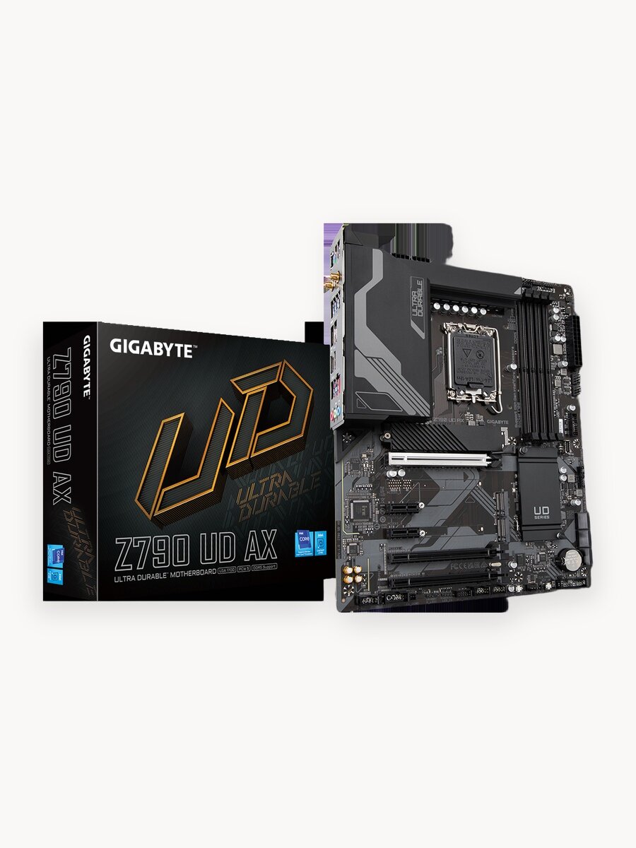 Материнская плата Gigabyte Z790 UD AX S1700 ATX Z790 1.1, черный