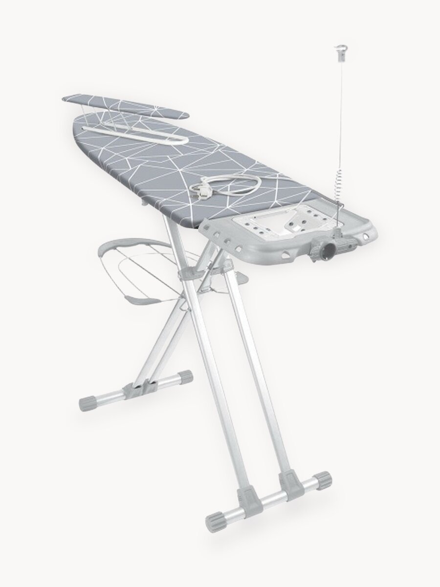 Гладильная доска Nika валенсия 1 НВ1/21 с линиями на сером