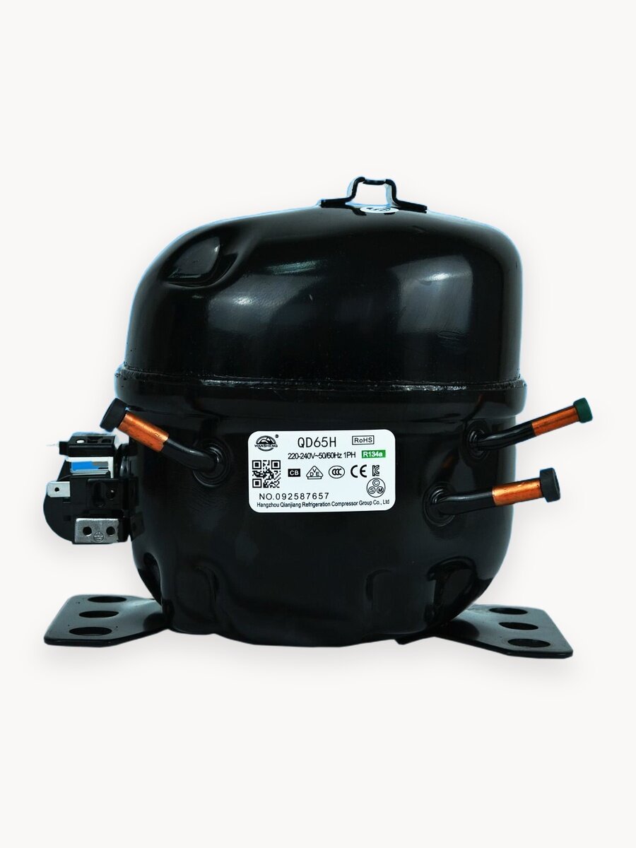 Компрессор холодильный QD65H (WT) LBP 168Вт, для хладагента R134а