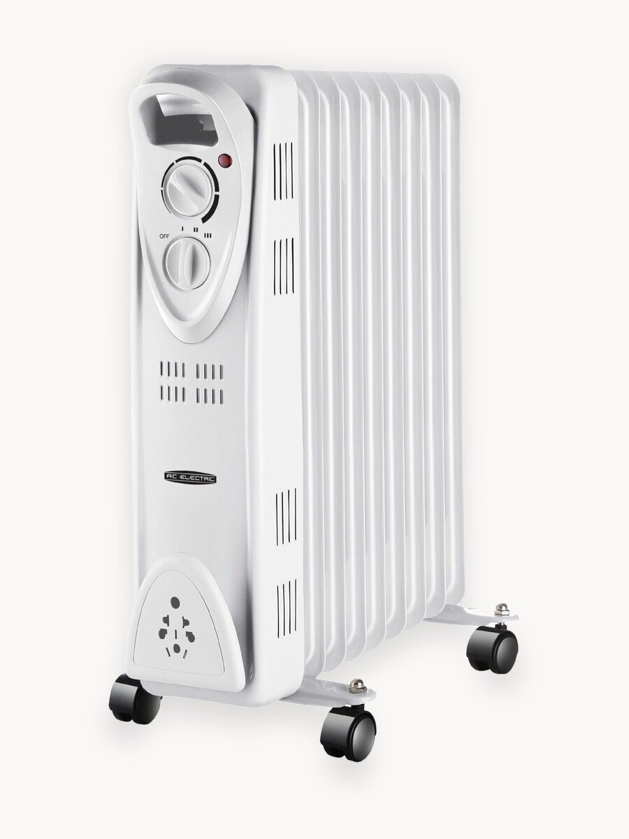 Радиатор отопления масляный AC ELECTRIC AOH/BM-07BW 1500 (7 секций)