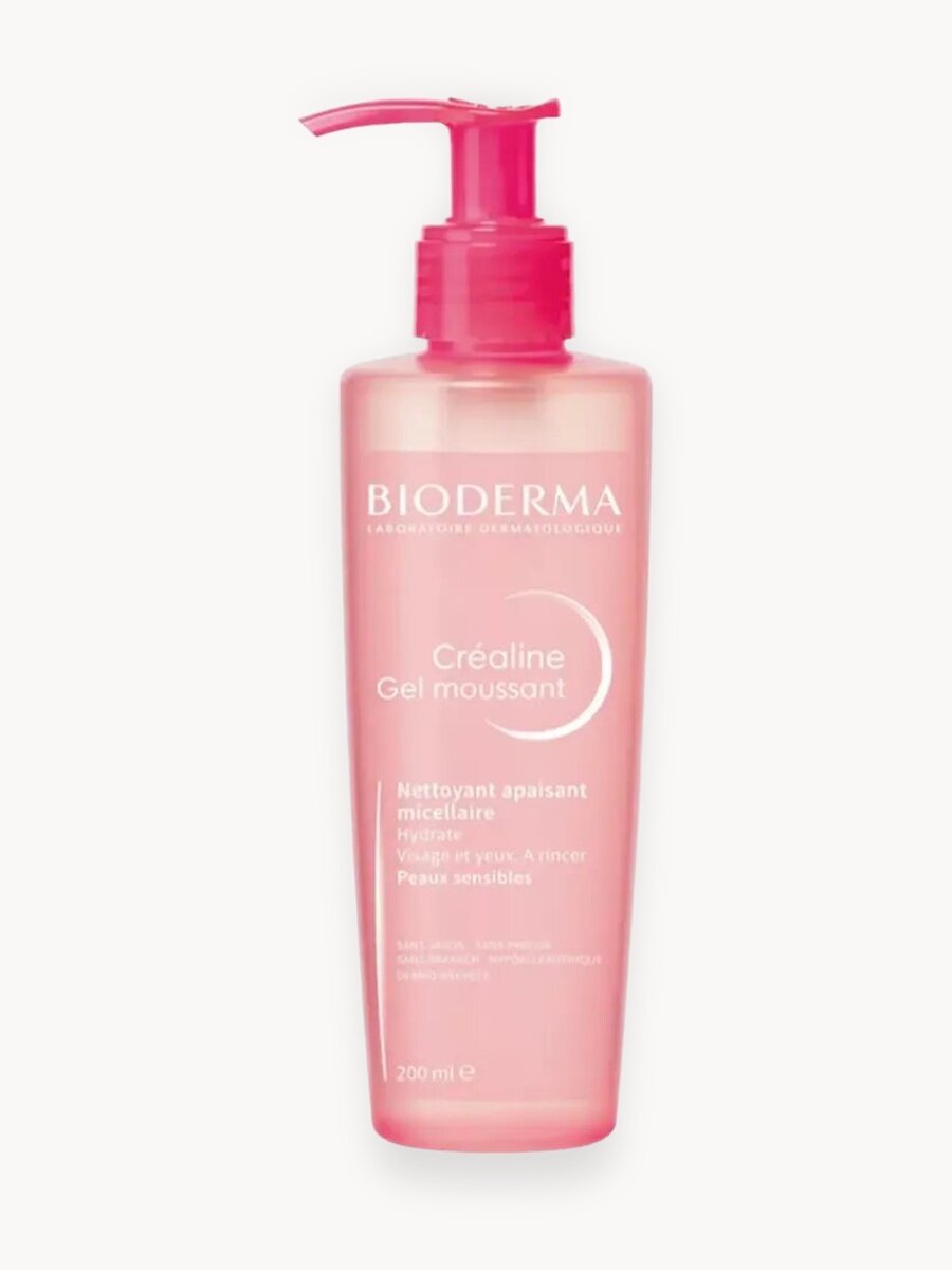 BIODERMA Sensibio Очищающий гель для умывания для нормальной и чувствительной кожи лица, 200 мл