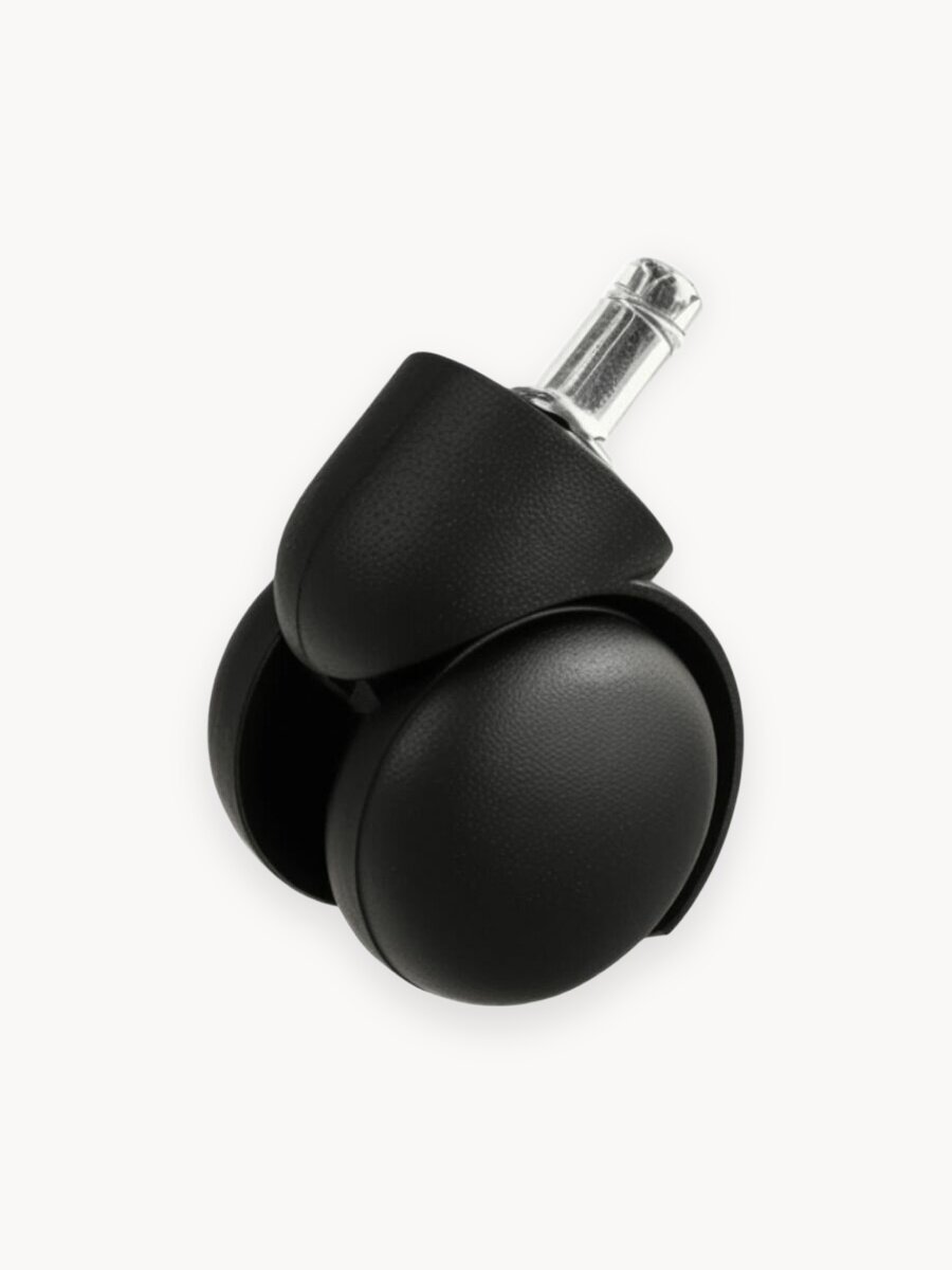 Колесо для кресла 50 мм штырь 11 мм BRANTE, ролик для офисного и компьютерного кресла, колесики для мебели