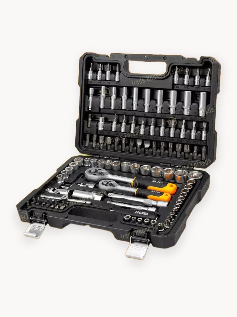 Набор инструментов JCB-41082-5DS, для авто, 108 элементов, кейс