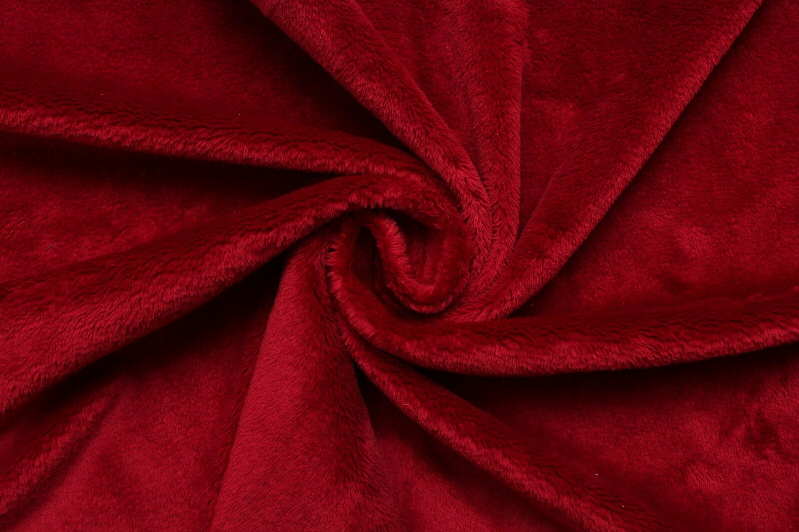 Ткань Мех искусственный красно-малиновый, 500 г/пм, ш150см, 0,5 м
