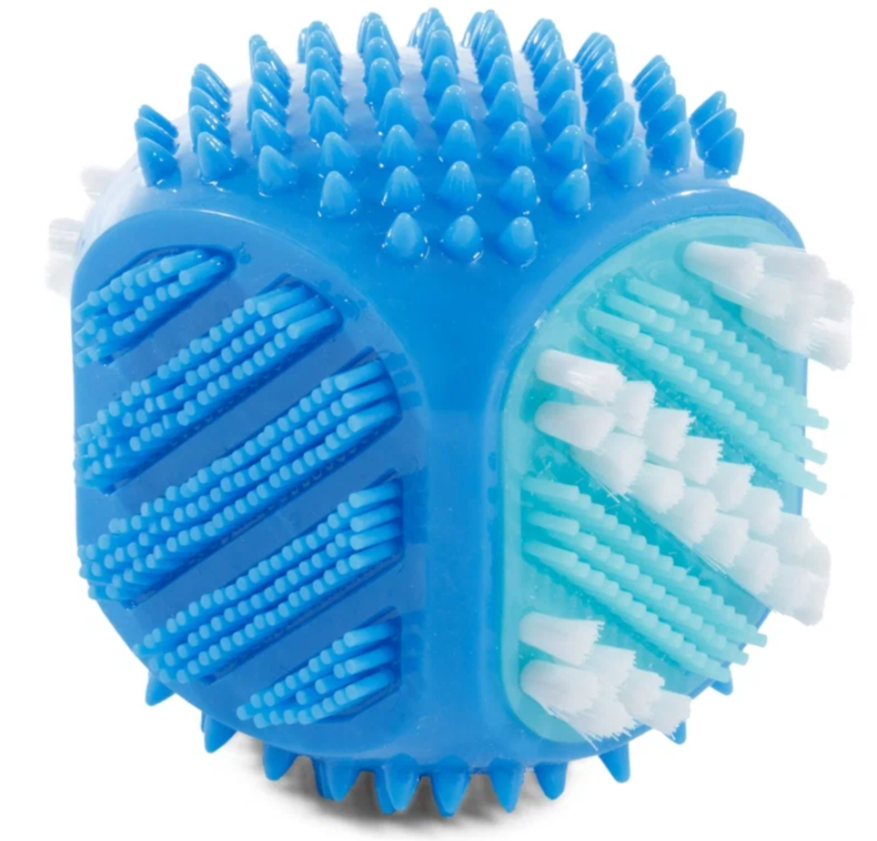 Игрушка для собак Triol Куб, голубой, 1шт.