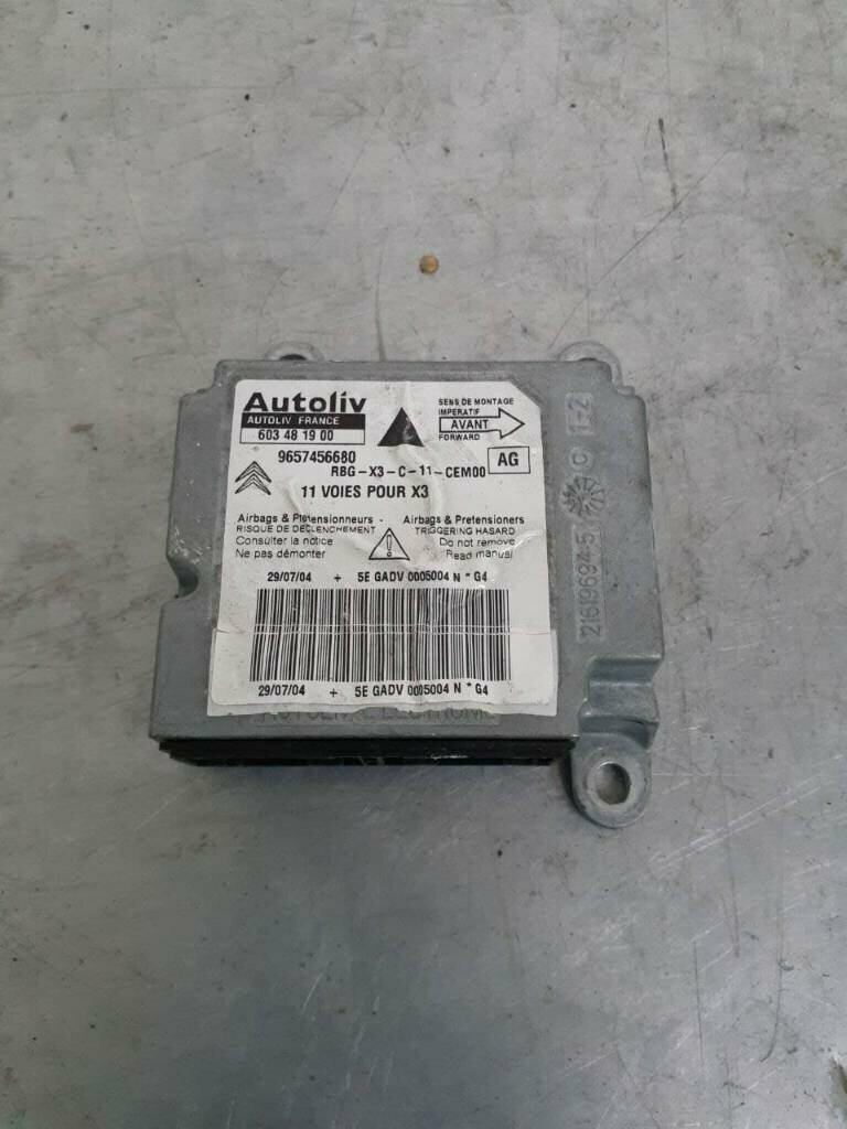 Блок управления airbag Citroen C5 2004 9657456680