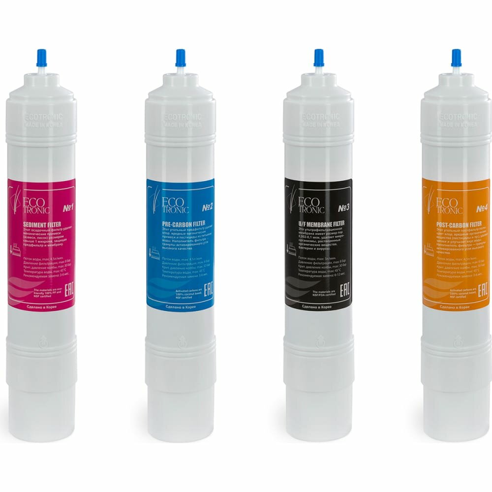 Комплект фильтров ECOTRONIC 7250