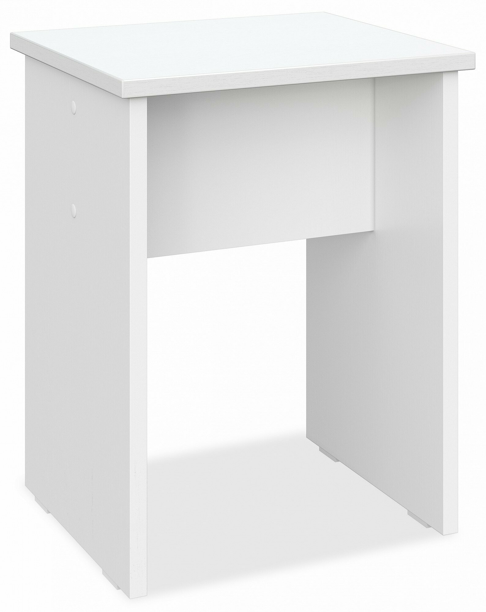 Табурет для кухни деревянный прямоугольный белый (комплект 2 шт)