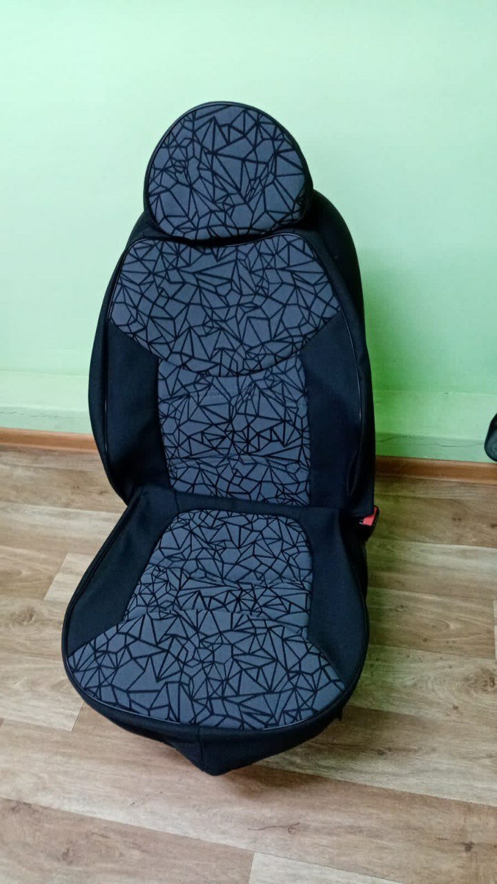 Чехлы Daewoo Matiz жаккард/велюр боковая поддержка Лидер