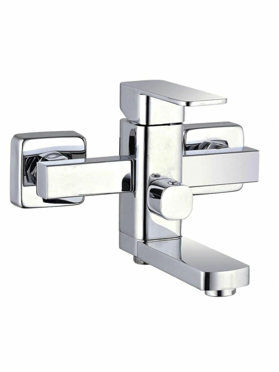Смеситель для ванны и душа Hansen H30001, поворотный излив, цвет хром
