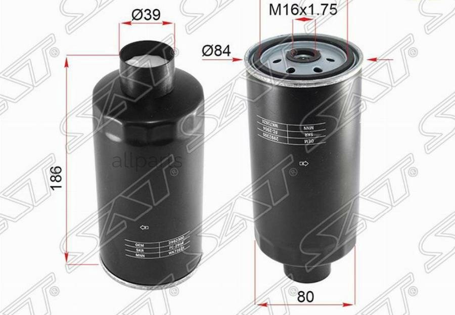 SAT ST-2992300 Фильтр топливный Jeep Liberty 01-07
