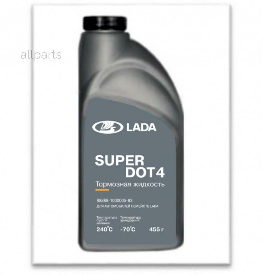 LADA 88888100000582 Жидкость тормозная LADA Super DOT4 0,5 л 88888100000582