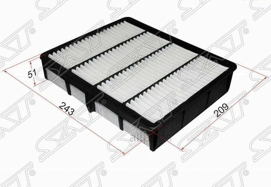 SAT ST-17801-46060 Фильтр воздушный Toyota Crown 95-01 / Land Cruiser Prado 96-02